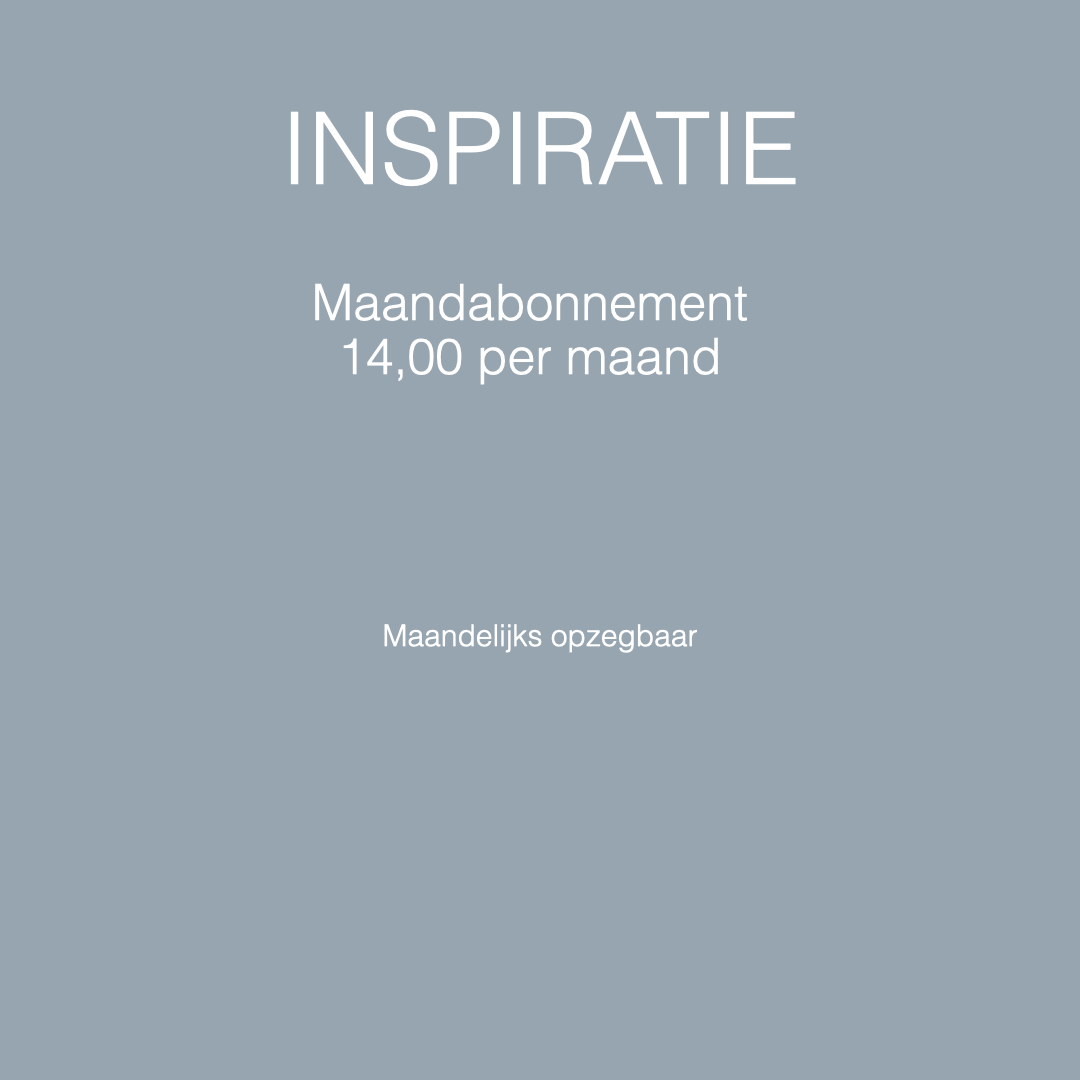 Inspiratie abonnement – SAARS